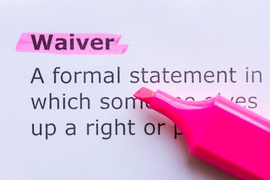 Waiver: qual o significado e como funciona na prática