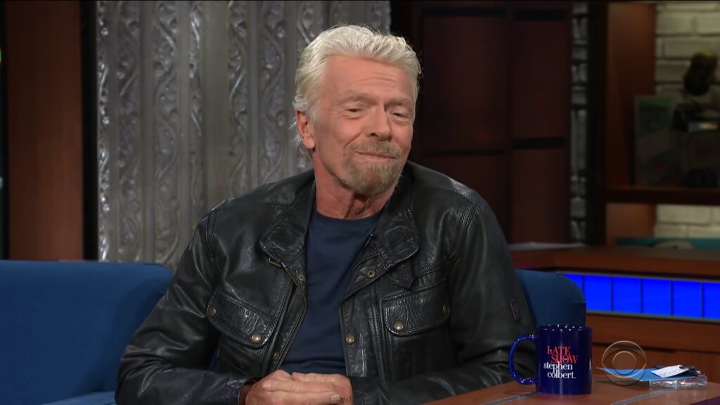 Richard Branson - o empresário britânico dono da Virgin